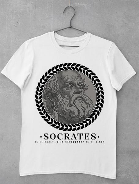 Tricou Socrate - GrizzlyShop.ro